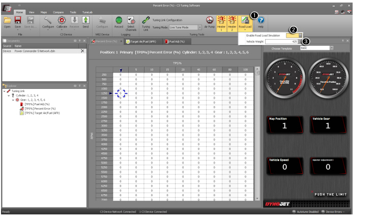 To Enable Road Load Simulation