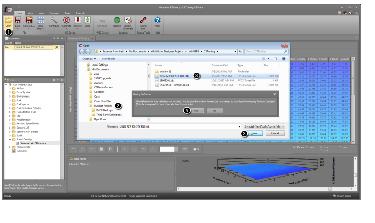 To Open a STK or DJT File
